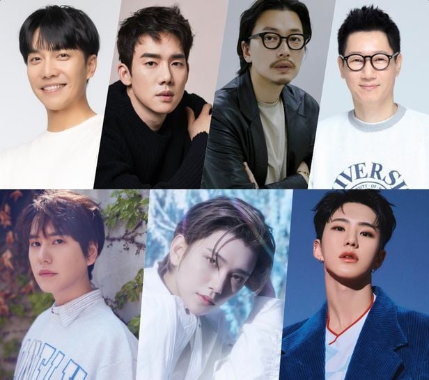 Lee Seung Gi, Yoo Yeon Seok, Lee Dong Hwi, Ji Suk Jin, Kyuhyun, Hoshi ...